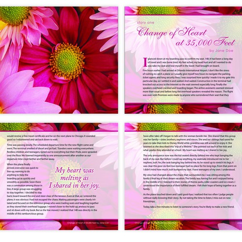 Interior Book Design (4 page spread) for New Women’s Devotional | Print ...
