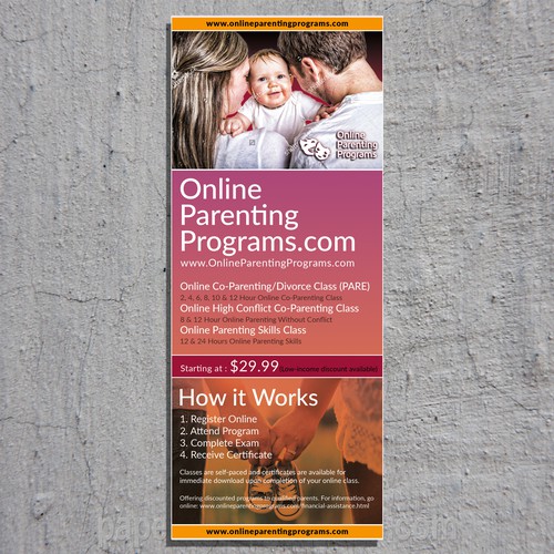 Online Parent Education Flyer | Postcard, flyer or print contest