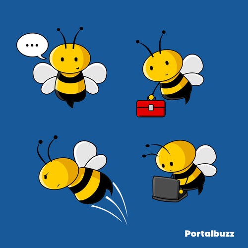 Create a bee mascot for Portalbuzz ad campaigns | Character or mascot ...