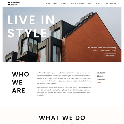 Designs | Create an edgy looking website for a property buyers agency ...