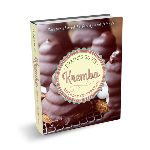 Design a unique cookbook cover and inside page template for birthday ...