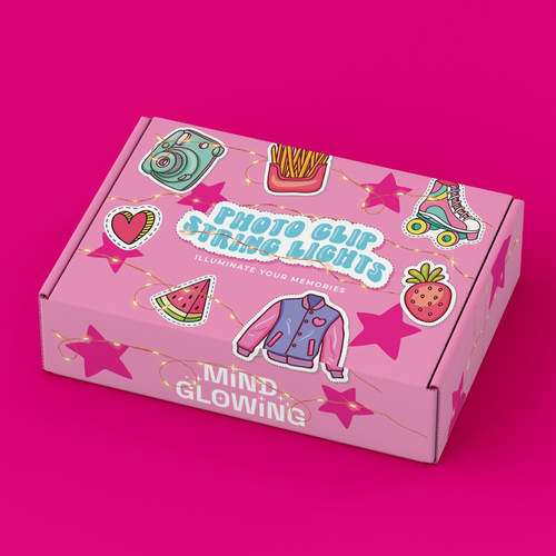 Designs | A cute, trendy & engaging packaging for our Photo Clip String ...