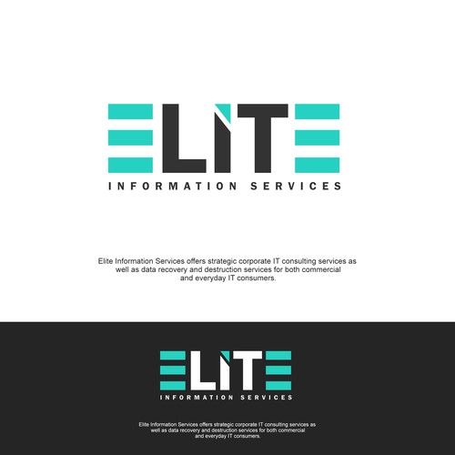 Design a modern logo and business card for Elite Information Services ...