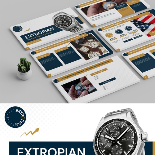 Designs | Pitch Deck Extropian Watches | PowerPoint template contest