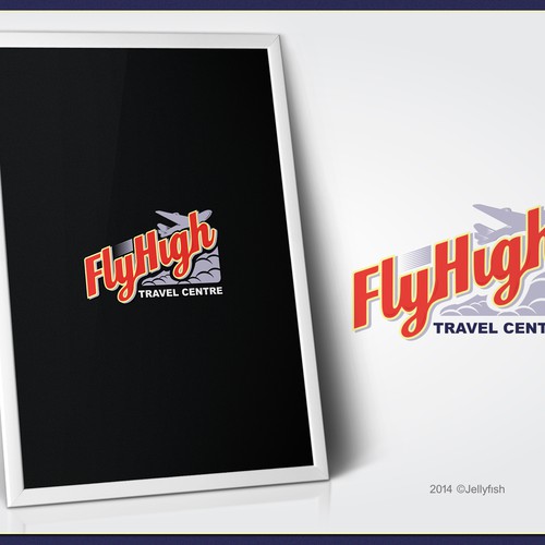 Create an outstanding logo for travel agency called Fly High. | Logo ...