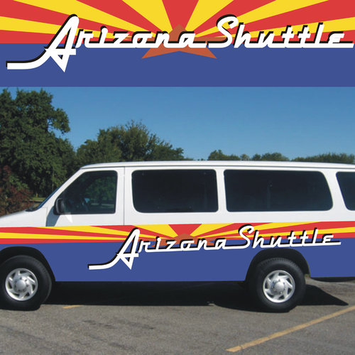Logo and van design for Arizona Shuttle | Logo design contest