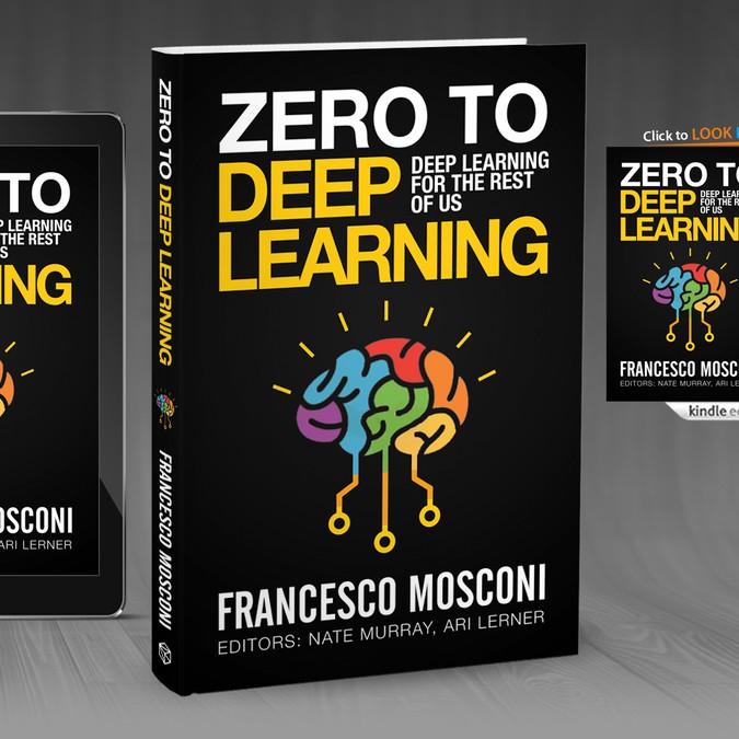 Design a distinct and playful book cover on Deep Learning | Book cover ...