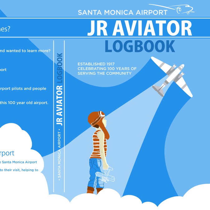 Design Aviation Logbook for Kids | Book cover contest