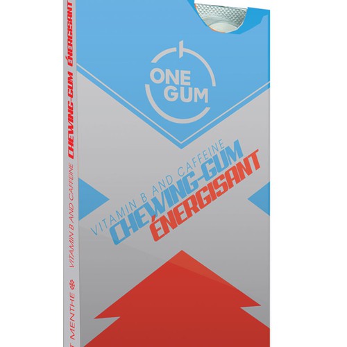 Le SmartGum : chewing-gum énergisant | Product packaging contest