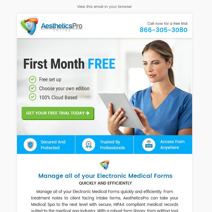 E-Blast Template- 4 Promotions | Email contest