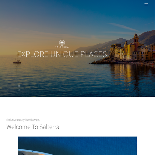 Designs | Create a beautiful dreamlike landing page for a luxury travel ...