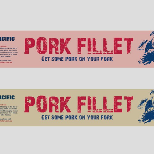 Designs | Create a striking top product label for a pork fillet product ...