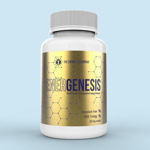 Design the label for the best energy enhancing nutritional supplement ...
