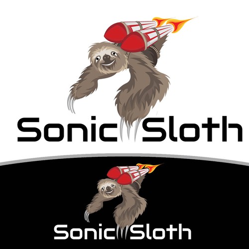 Sonic Sloth needs a logo for mobile games company. | Logo design contest