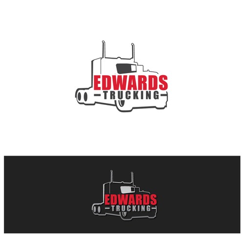 Create a logo for a new trucking company - Edwards Trucking - something ...