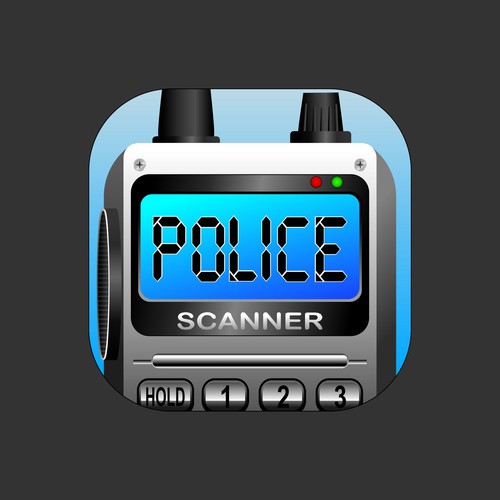 Create a mobile icon for Police Scanner App | Icon or button contest