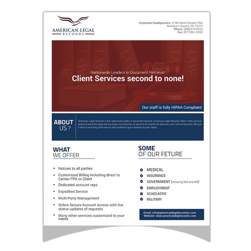 GUARANTEED!!!! Design Eye Catching One Page Flyer for our New Document ...