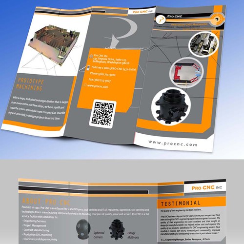 Help Pro CNC with a new brochure design | Brochure contest