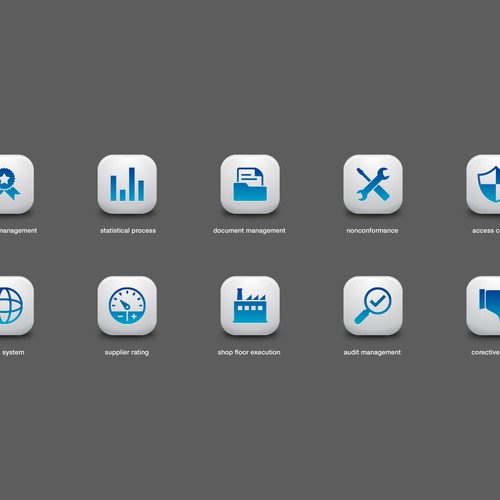 Design Modern Icon Set of 15 for Leading Software Company with Fortune ...