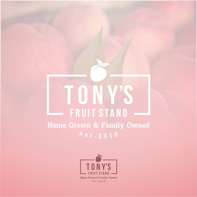 LOOKING FOR A FRESH MODERN FRUIT STAND LOGO FOR PEACH & PRODUCE STAND ...