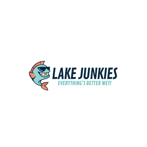 Design a fun fish logo for Lake Junkies | Logo design contest