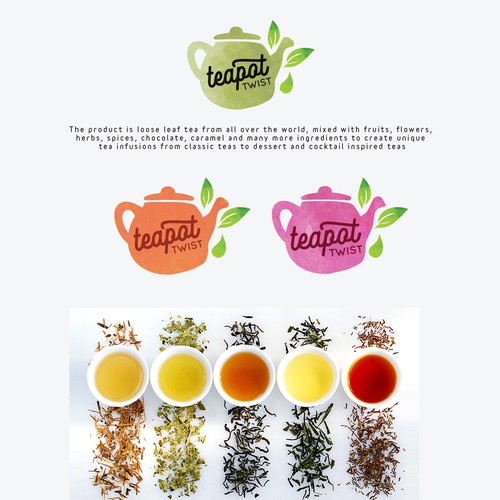 Quirky logo needed for Teapot Twist, loose leaf tea with a twist | Logo ...