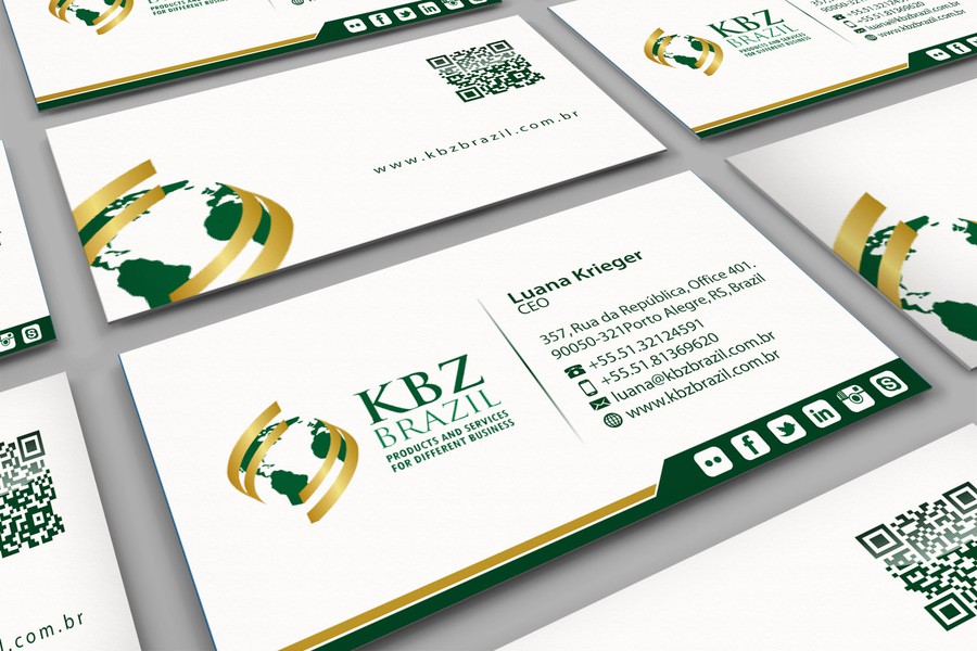 KBZ BRAZIL Needs a Business Card | Business card contest