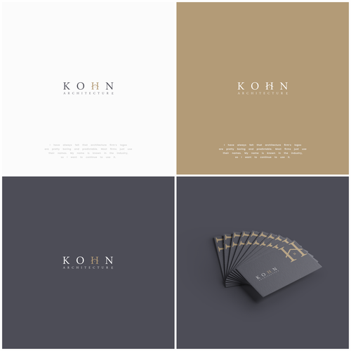Designs | Kohn Architecture Identity | Logo & brand identity pack contest