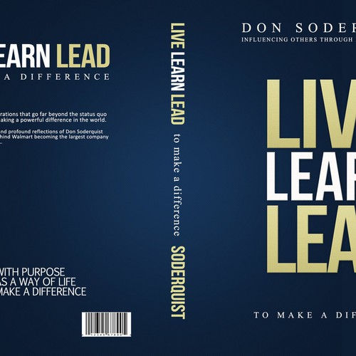 Designs | A book cover for Don Soderquist | Book cover contest