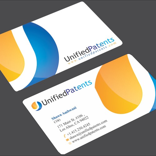 Designs | business card for Unified Patents | Business card contest
