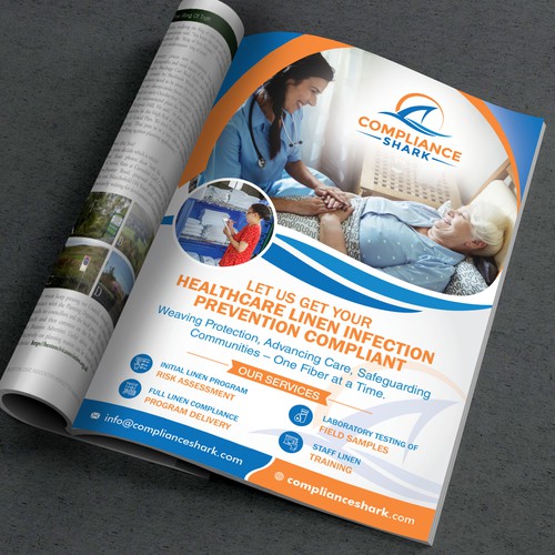 Designs | Compliance Shark Magazine Advertisement | Other business or ...