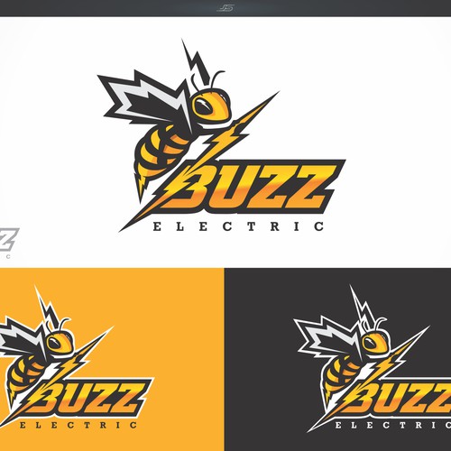 Create a logo for Buzz Electric with a bee and a lightning bolt! | Logo ...