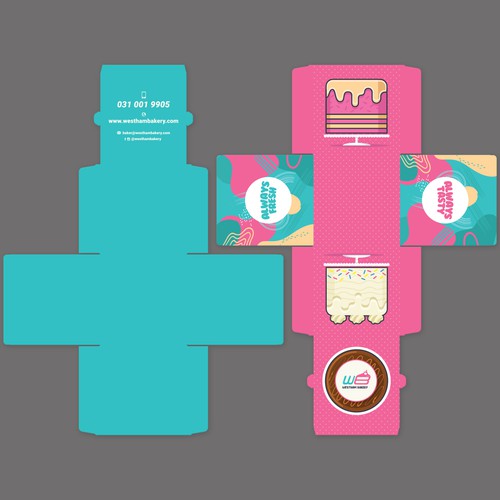 Designs | The Best Looking Cake Box Ever | Product packaging contest