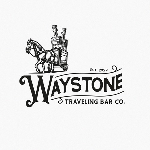 Designs | Design a rustic, bespoke logo for an artisan mobile bar ...