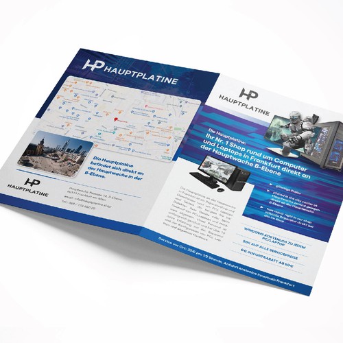 computer repair shop looking for a modern, techy 4 sided flyer ...