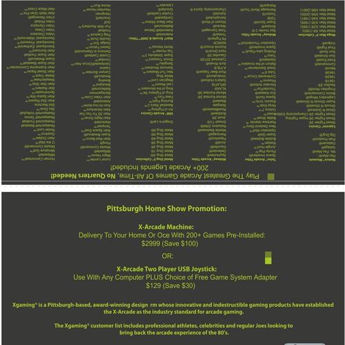 8.5x14 Brochure Design For Gaming Company | Brochure contest