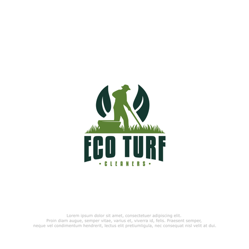 Designs | Eco friendly turf cleaning logo - Retro (70's, 80's) | Logo ...