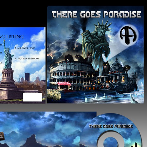 A Custom Illustration for CD Album Cover for Rock Band | Illustration ...