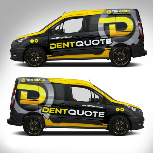 Vehicle Graphics for Ford Transit Connect | Voertuigwrap ontwerpwedstrijd