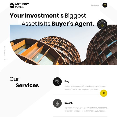 Designs | Create an edgy looking website for a property buyers agency ...