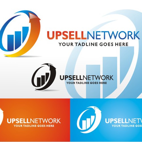Upsell Network: Branding for affiliate-based e-commerce website | Logo ...
