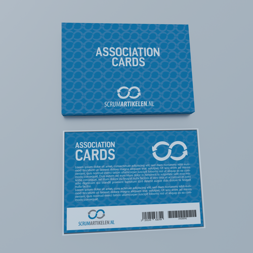 Create a nice Box design and backside of card design for Association ...