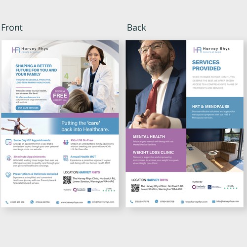 Designs | Private Doctors Flyer Design | Postcard, flyer or print contest