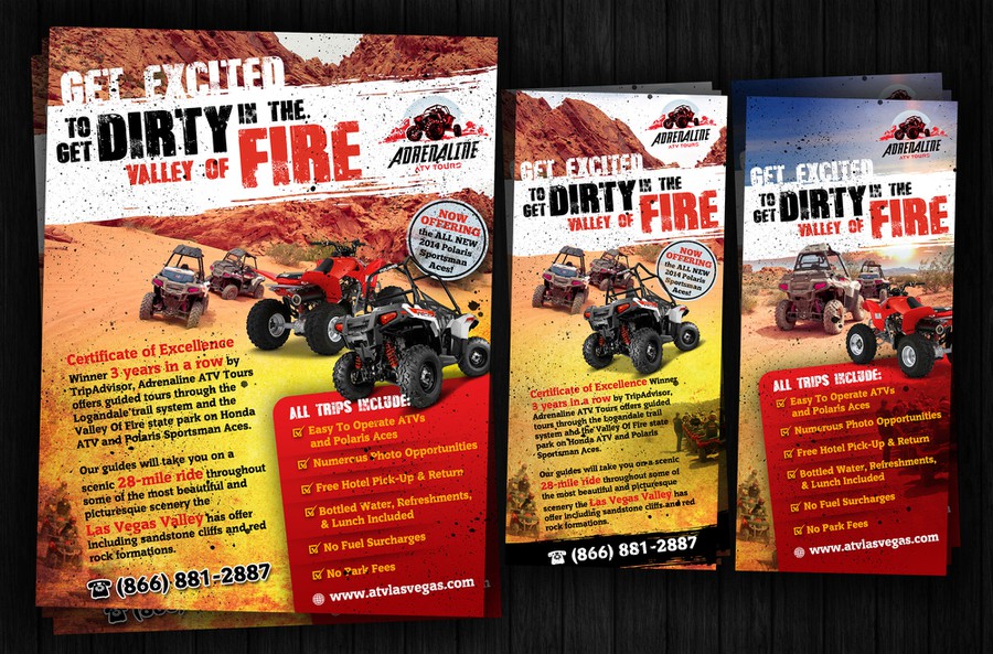 Create A Eye Catching Set Of Advertisements For Our ATV Tour Company ...