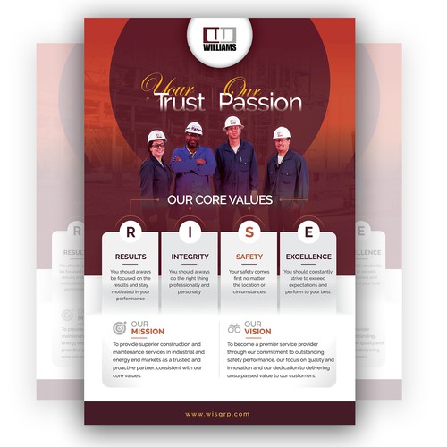 Designs | Posters to RISE up to our company Core Values! | Poster contest