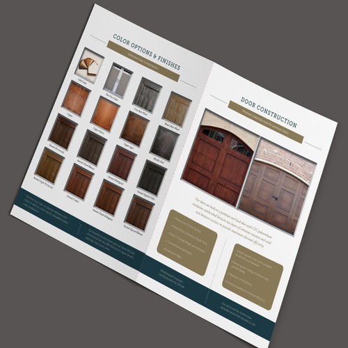 Garage Door Brochure Redesign and Update | Brochure contest