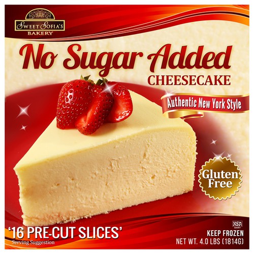Designs | Gourmet Cheesecake Package Design (No Sugar Added) | Product ...