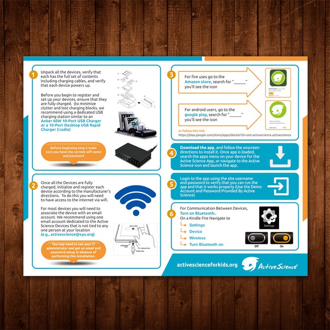 Quick Start Guide - One Pager | Postcard, flyer or print contest