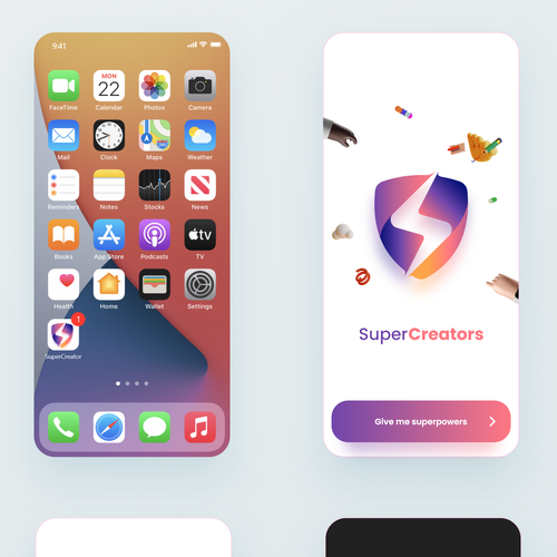 Designs | Supercreator App Icon Challenge | Icon or button contest