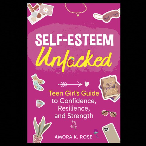 Designs | Self-Esteem Unlocked | Book cover contest